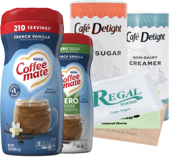 Powdered Sweeteners & Creamers – New Life Coffee